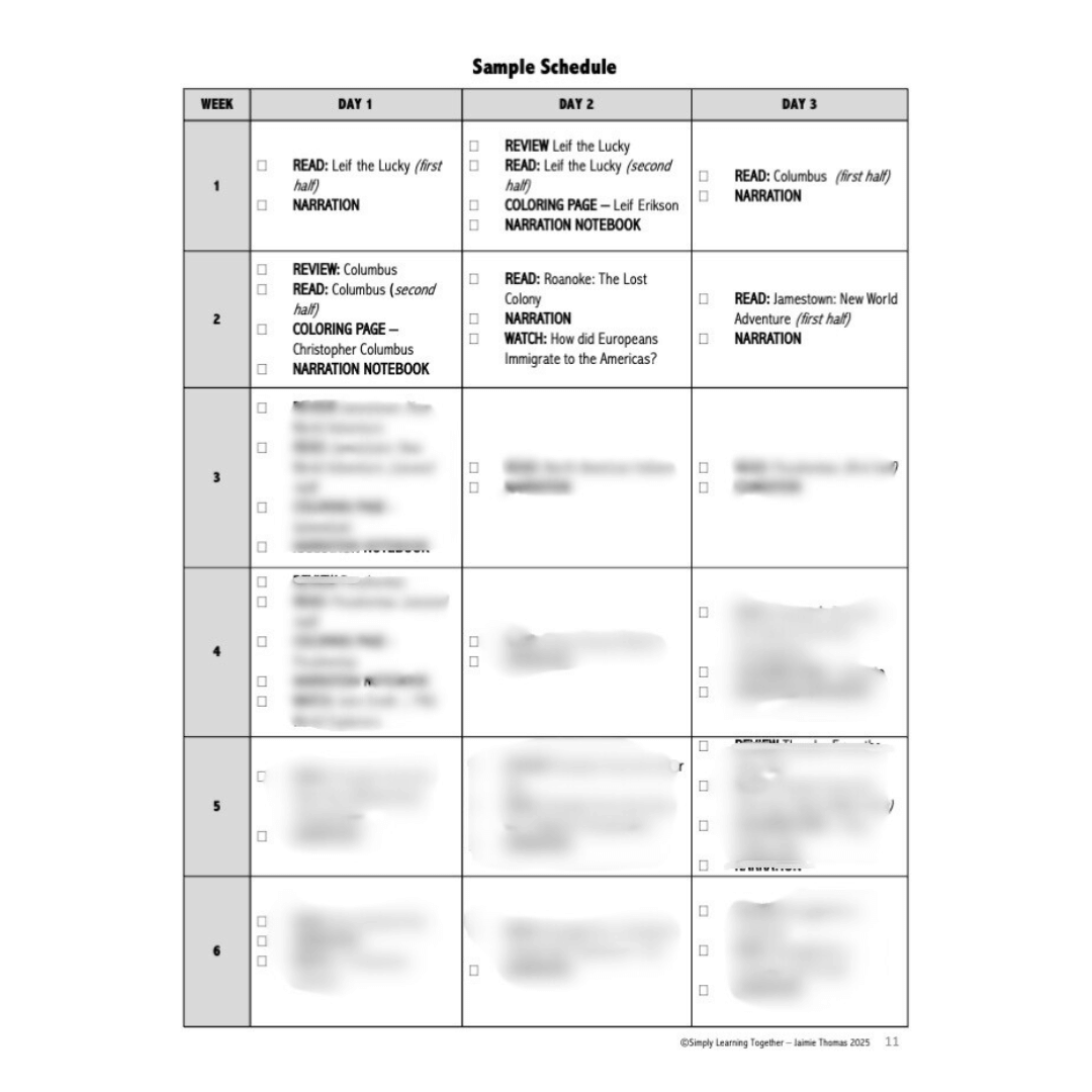 American History Through Picture Books - BUNDLE - Simply Learning Together