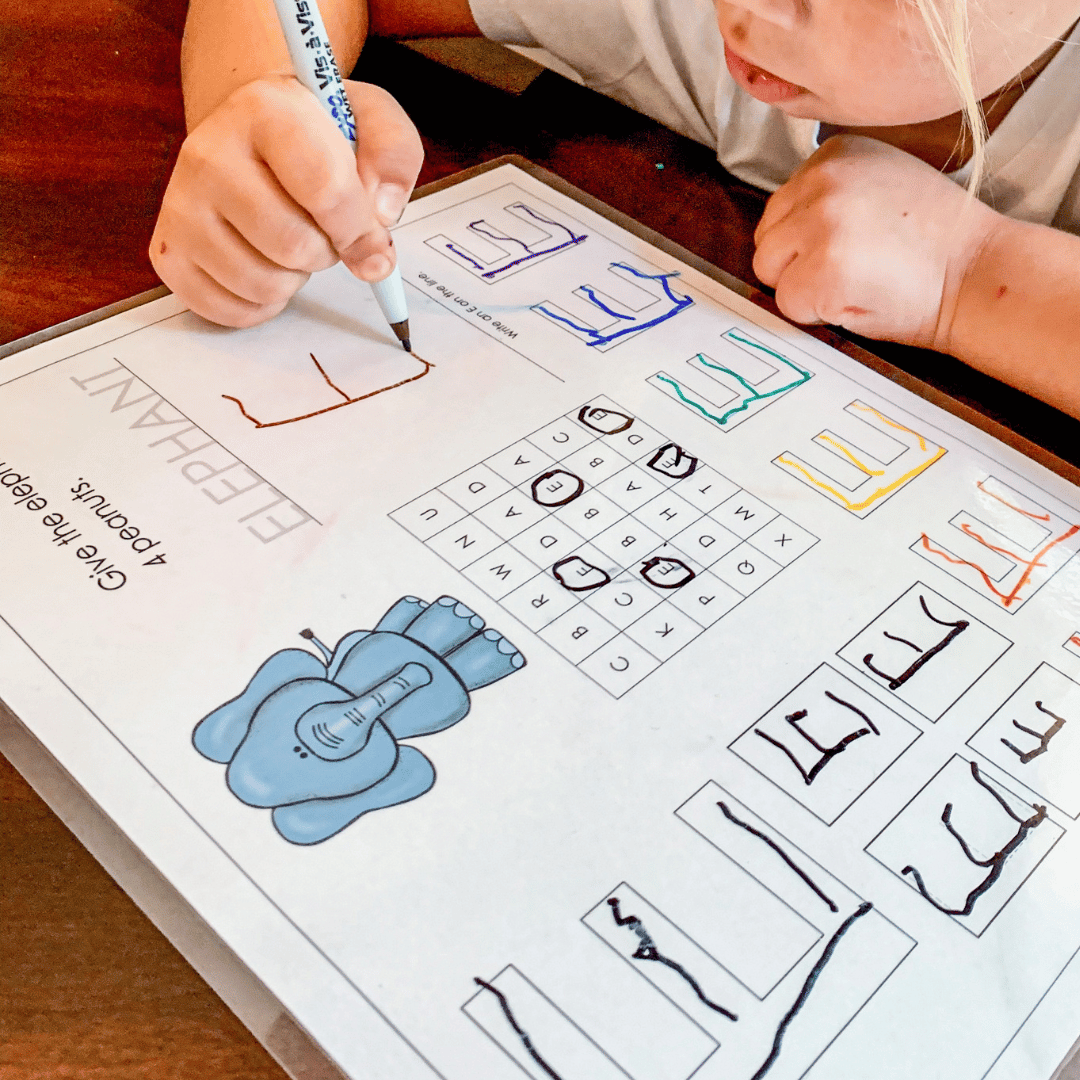 Alphabet Play Dough Mats - Simply Learning Together